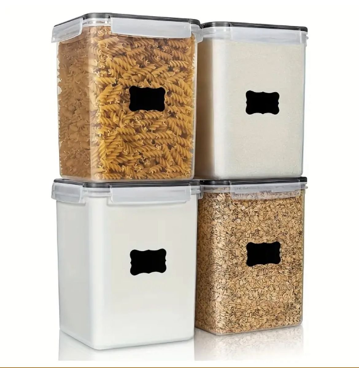 4pcs Pantry Storage Containers - Lyns Planet Nairobi Kenya