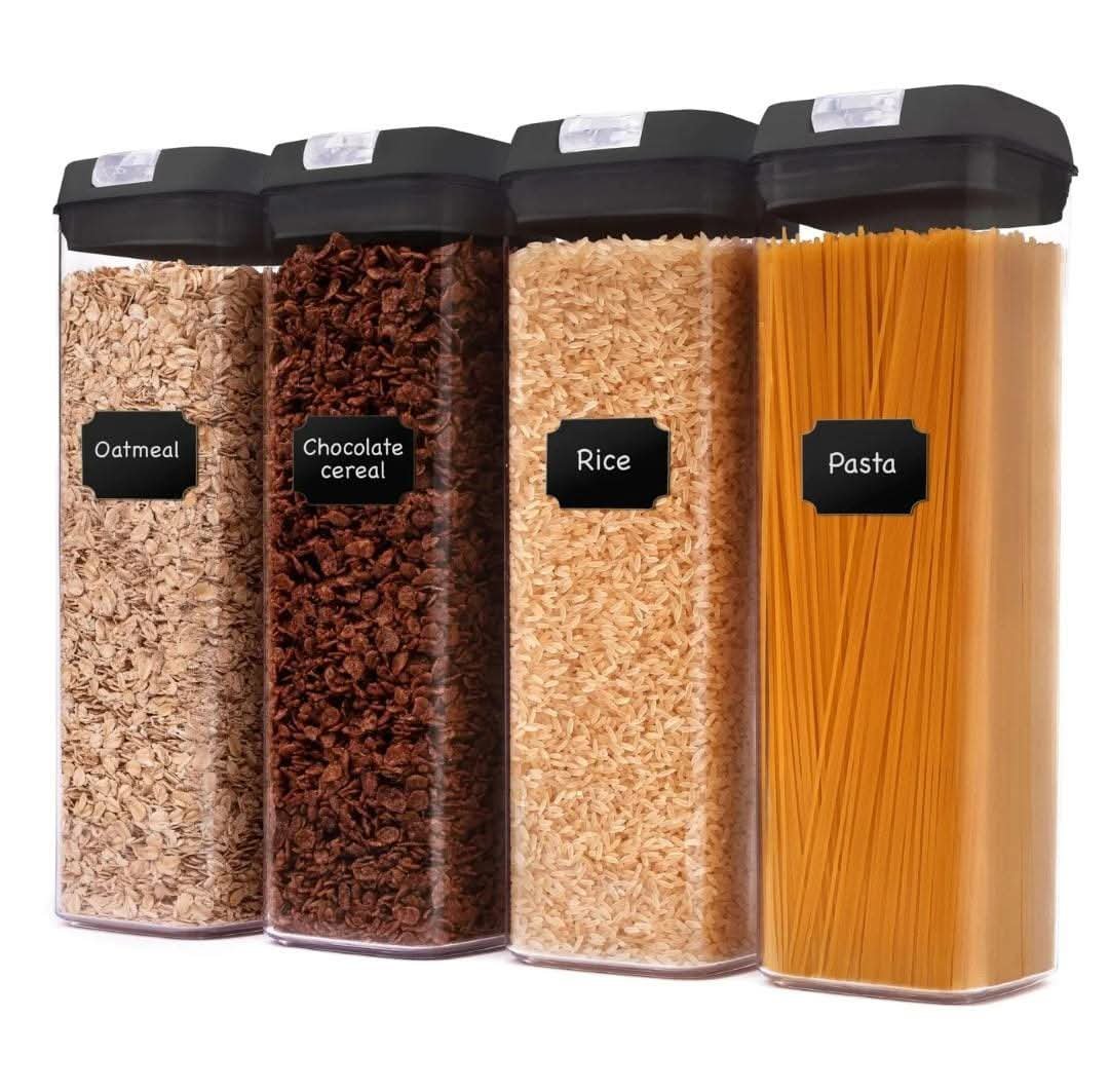 4pcs Acrylic Food Containers - Lyns Planet Nairobi Kenya
